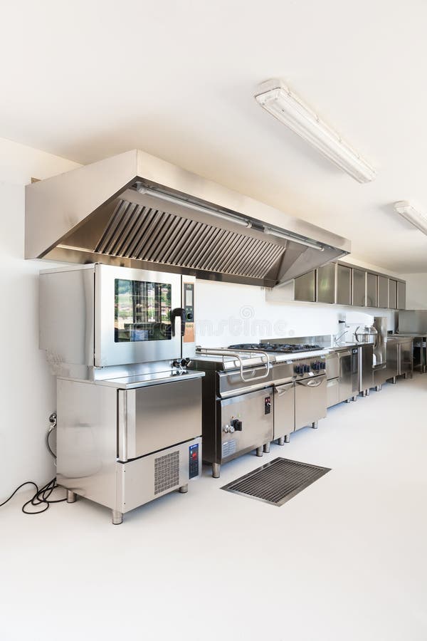 Professional kitchen stock image. Image of interior, space - 35372773