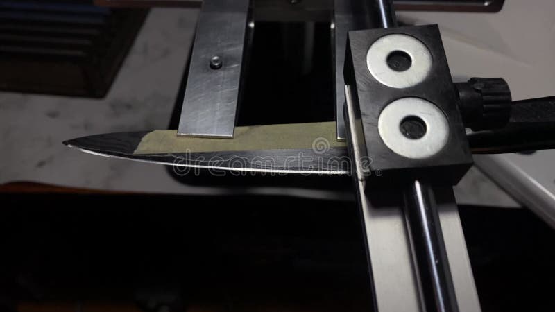 Professional Knife Sharpener Stock Video - Video of modern, electronic ...