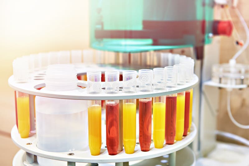 Professional Laboratory Sample Processor Pump Stock Image - Image of ...