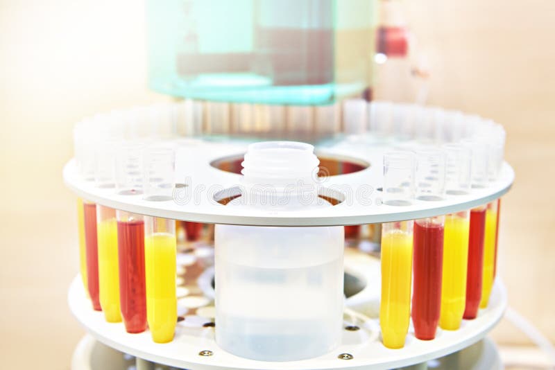 Professional Laboratory Sample Processor Pump Stock Photo - Image of ...