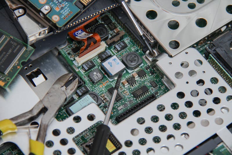 Professional laptop repair stock photo. Image of holding - 165132460