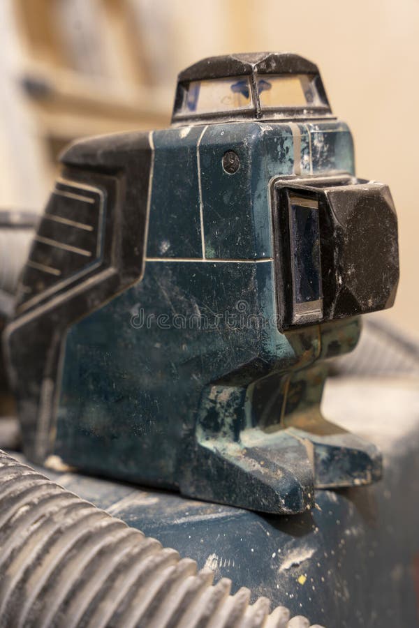 Professional Laser Level. Renovation and Construction of Houses Stock ...