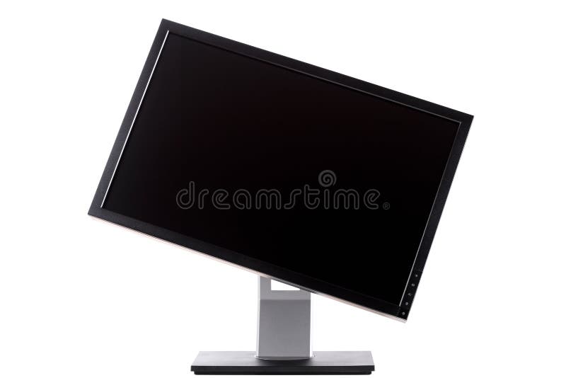 Computer lcd monitor stock photo. Image of monitor, button - 9596832