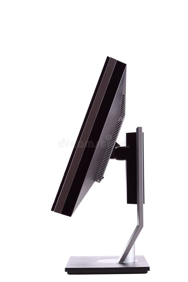 Professional Lcd Monitor, Back Side Stock Image - Image of computer ...