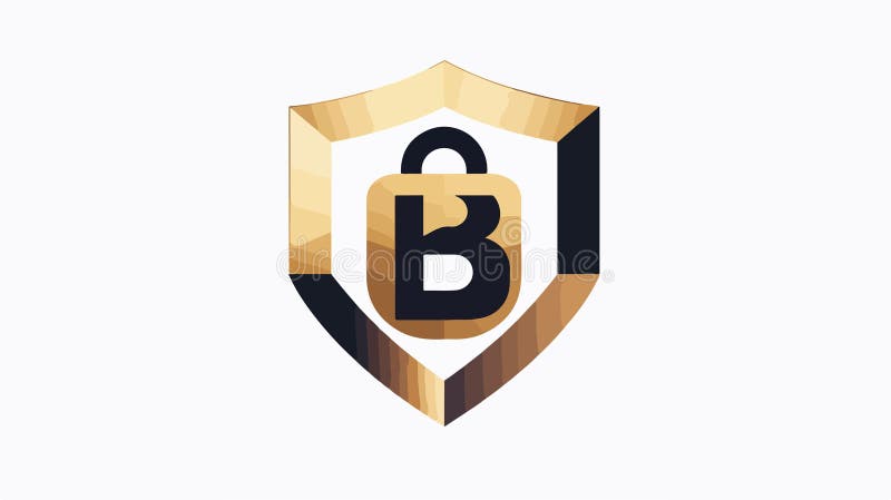 Professional Letter B Lock and Security Logo Design Concept Stock ...