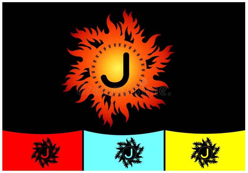 J Fire Logo Stock Illustrations – 106 J Fire Logo Stock Illustrations ...