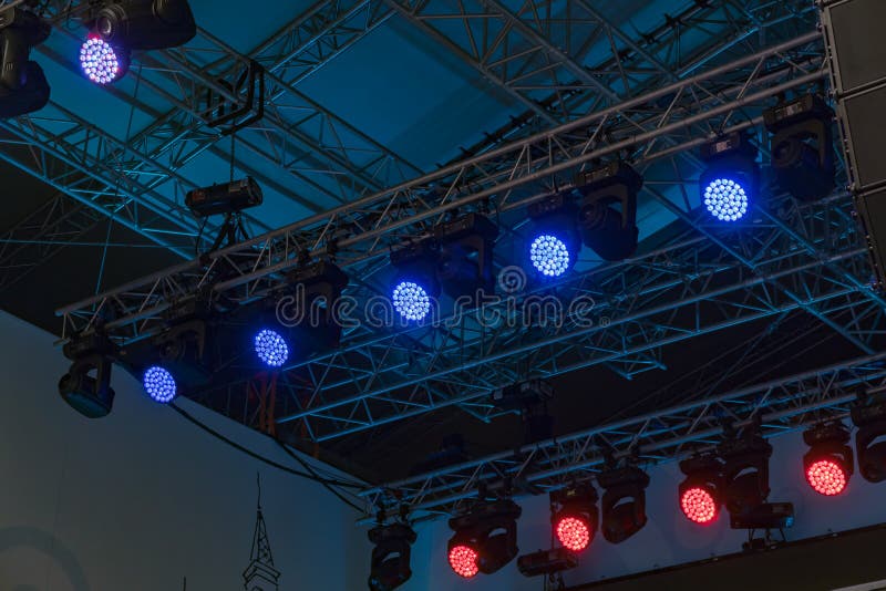 Metal Stage Composed By Shape And Line Stock Image - Image of shape ...