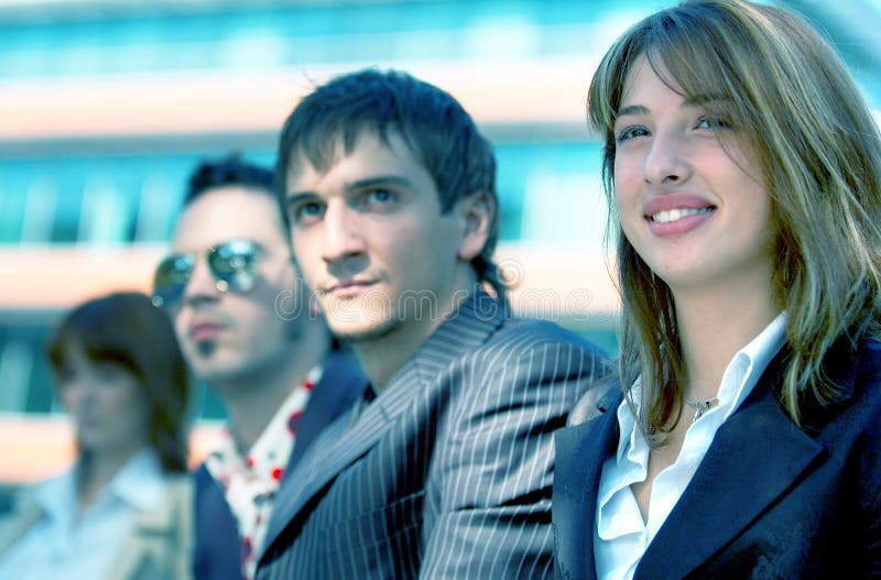 Professional Line Up stock image. Image of outside, young - 1359375