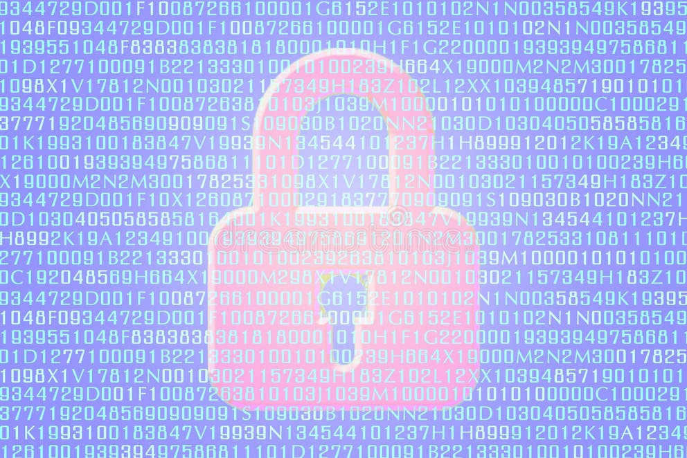 Professional Lock Screen for Laptop Screens Stock Illustration ...