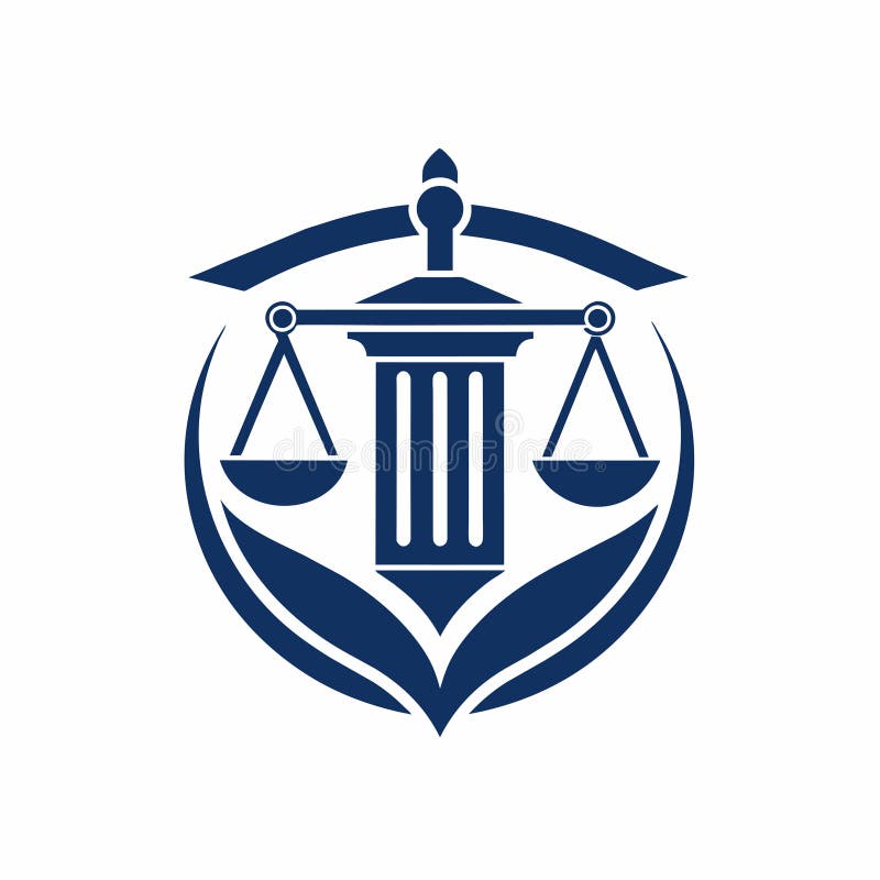 A Professional Logo Design for a Law Firm, Featuring a Blue Scale of ...