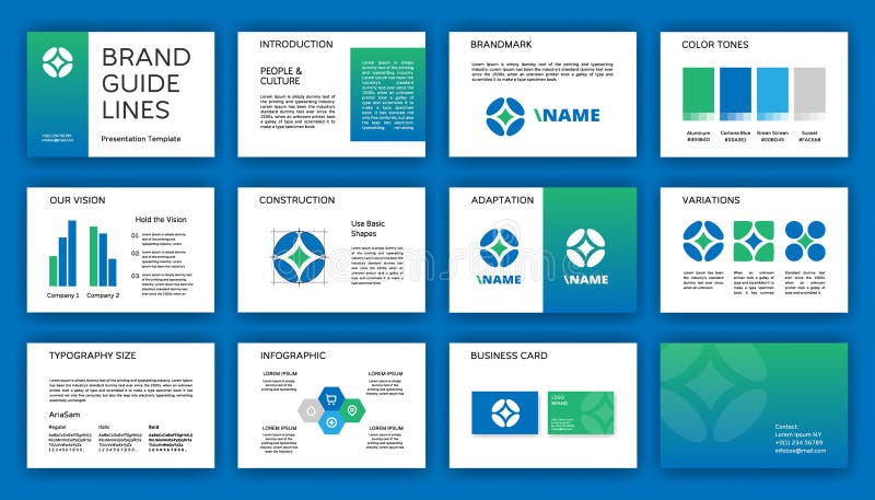 Identity Presentation Layout Stock Illustrations – 76,599 Identity ...