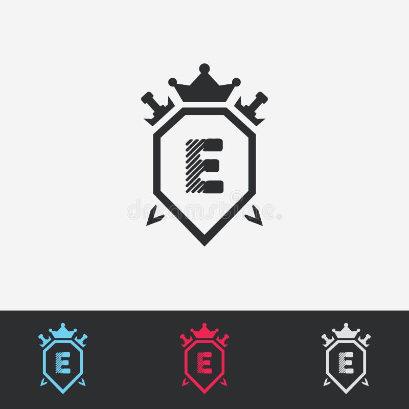 Letter E Shield Stock Illustrations – 1,658 Letter E Shield Stock ...