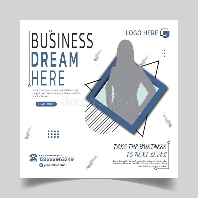 Professional Luxury Social Media Post Design Templates Stock Vector ...