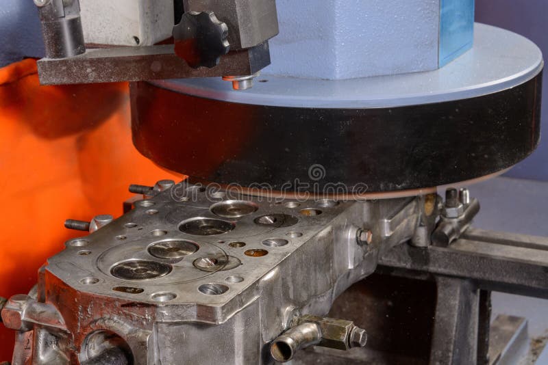 Professional Machine for Engine Repair. Grinding Machine. Stock Image ...