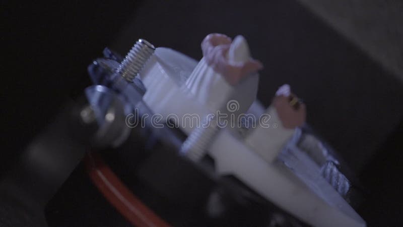 Professional Machine Scanning a Teeth To Make 3D Model. Artificial ...