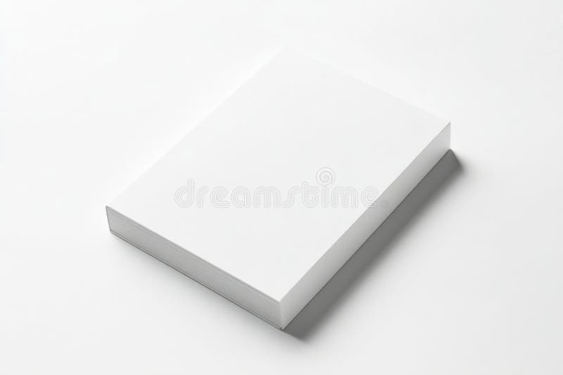 Professional Magazine Mockup with Soft Shadows on a Clean White ...