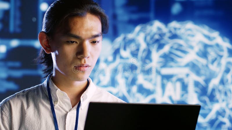 Professional Maintenancing AI Systems Stock Photo - Image of science ...