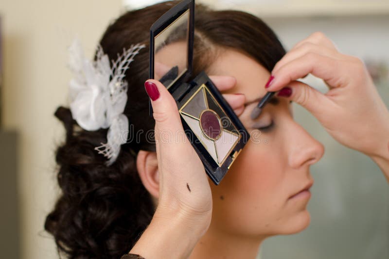 Professional make-up stock image. Image of woman, adult - 22789307