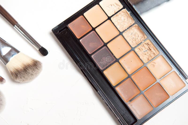 Professional Makeup Brushes for the Highlighter of the Foundation for ...