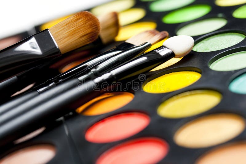 Professional Makeup Palette Stock Image - Image of matte, colour: 17160715
