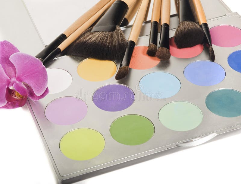 Professional Makeup Palette Stock Photo - Image of beauty, eyeshadow ...