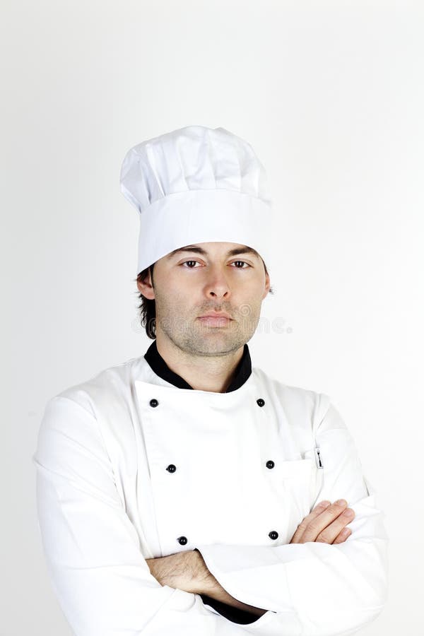 Professional male Chef stock photo. Image of male, uniform - 22699200