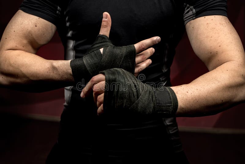 Female Fighter in Red Gloves Stock Image - Image of attitude, female ...