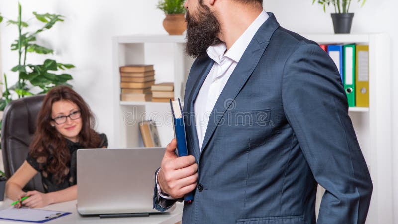 Professional Man in Formal Suit Cropped View Stand in Front of ...