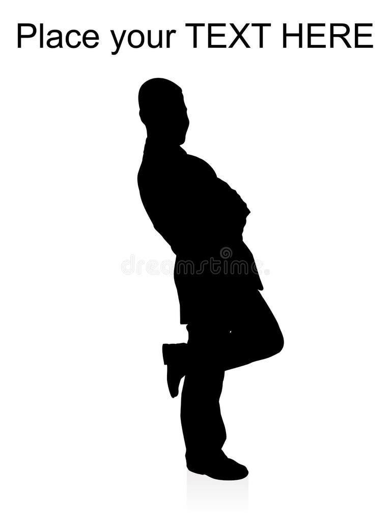 Man Standing One Leg Stock Illustrations – 405 Man Standing One Leg ...