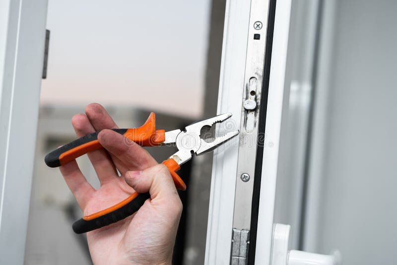 Professional Master for Repair and Installation of Windows, Sets Up a ...