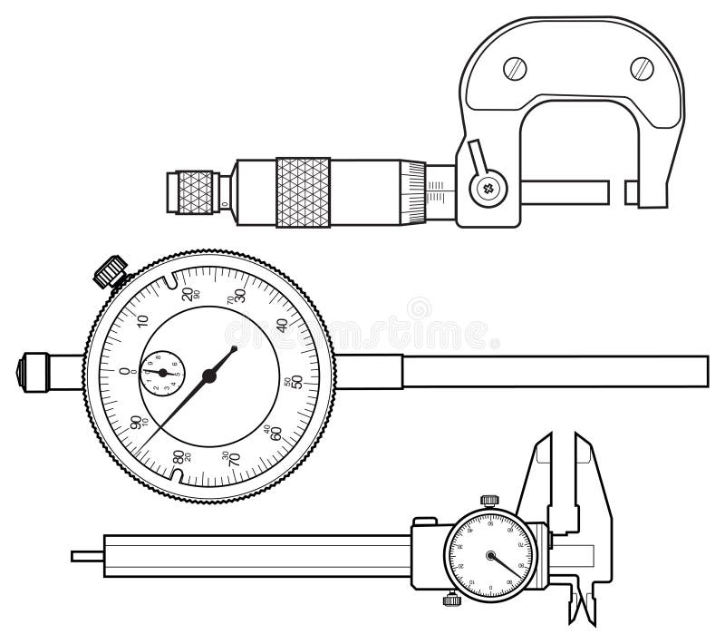 Professional Measuring Instrument Stock Vector - Illustration of ...