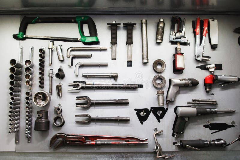 Professional Mechanical Tools in Modern Service Stock Image - Image of ...