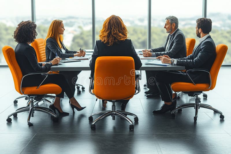 Professional Mediator Facilitating a Negotiation Stock Image - Image of ...