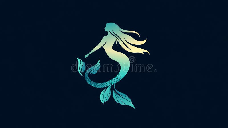 Professional Mermaid Logo Vector Design for Brand Identity Stock ...