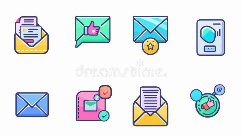 Professional Message Send Icon Communication Concept Image Stock Vector ...