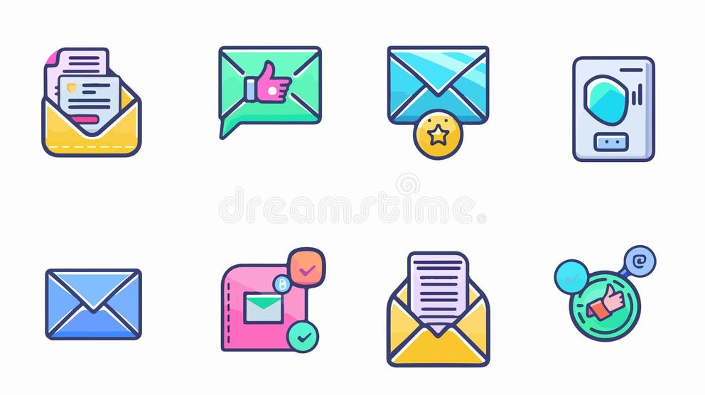 Professional Message Send Icon Communication Concept Image Stock Vector ...