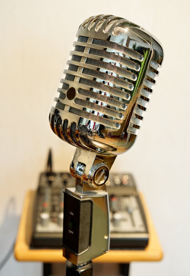 Professional microphone stock image. Image of equipment - 21832363