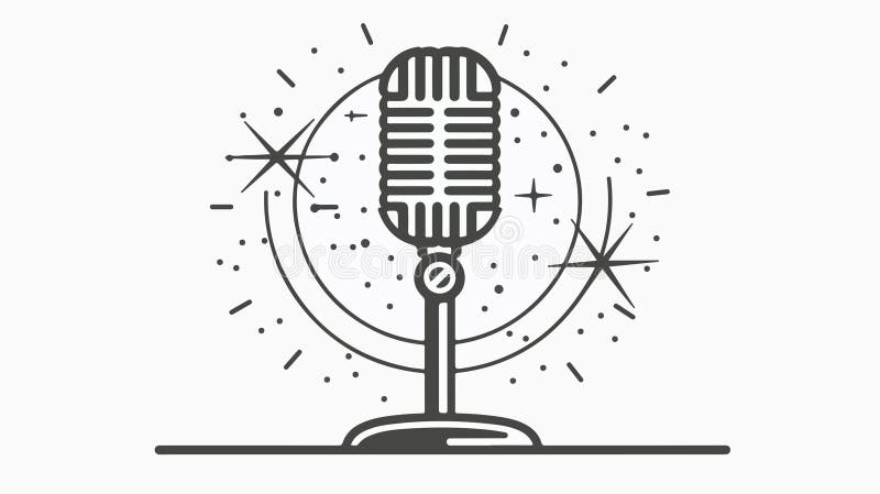 Cross Microphone Stock Illustrations – 759 Cross Microphone Stock ...