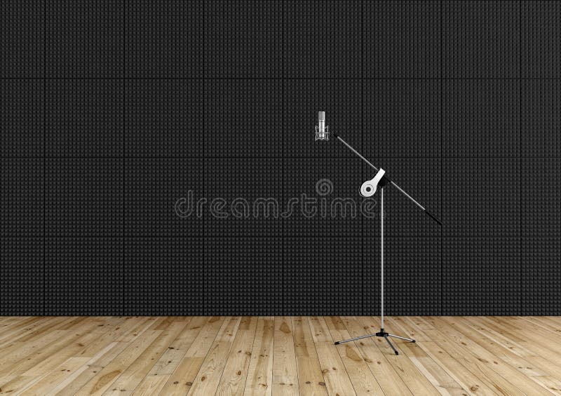 Recording studio stock illustration. Illustration of plank - 38790434
