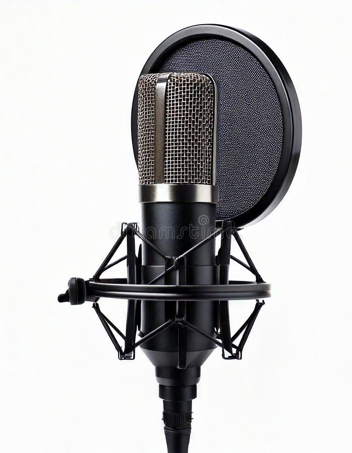 Professional Microphone Setup for High-quality Audio Recording and ...