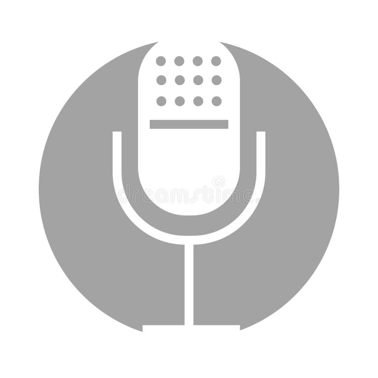 Professional Microphone Transmit Stock Vector - Illustration of ...