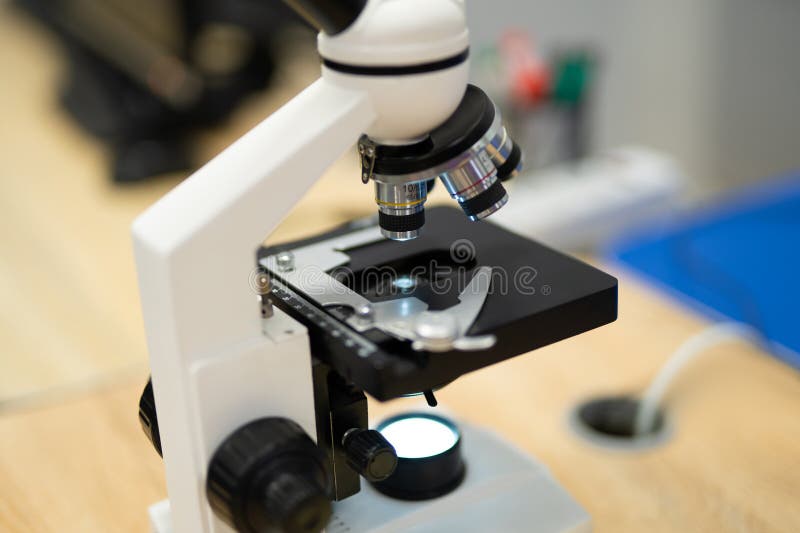 Professional Microscope in a School Laboratory for the Study of Cells ...