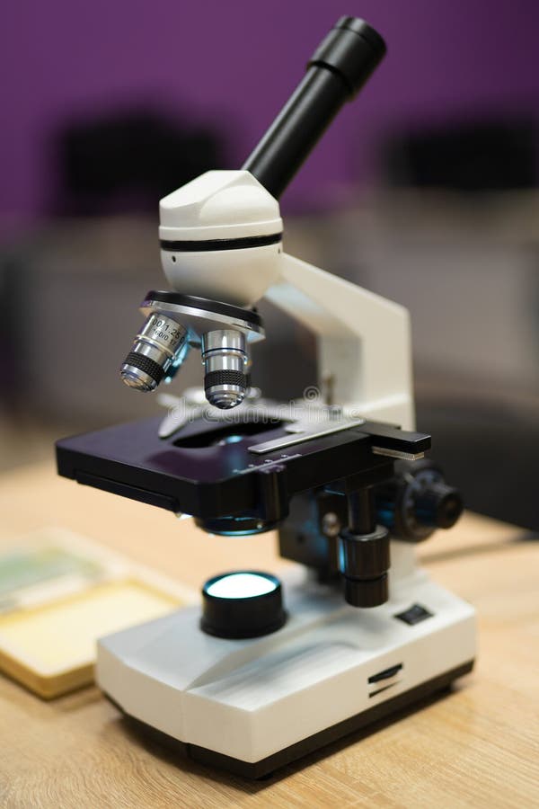 Professional Microscope in a School Laboratory for the Study of Cells ...