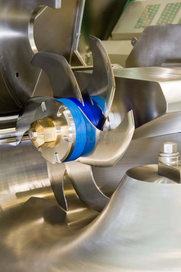 Professional Mincing Machine for Meat Stock Photo - Image of grinder ...