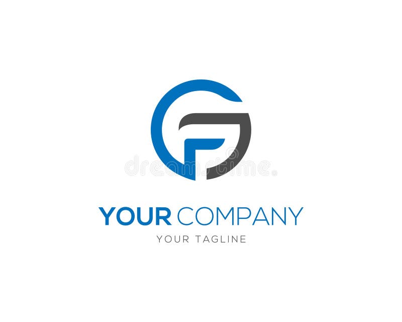 Professional Minimalist Letter FG or GF Logo Stock Vector ...