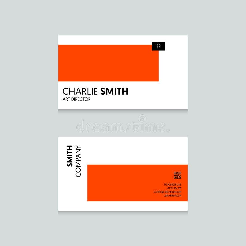 Professional Modern Business Card Template Design Modern Minimal Style ...