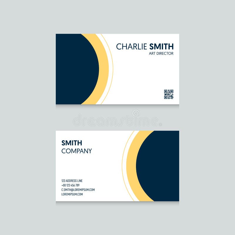 Professional Modern Business Card Template Design Modern Minimal Style ...