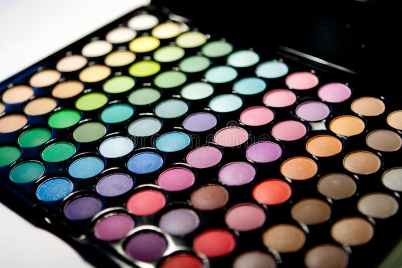 Professional Multicolor Eyeshadow Pale Stock Image - Image of ...