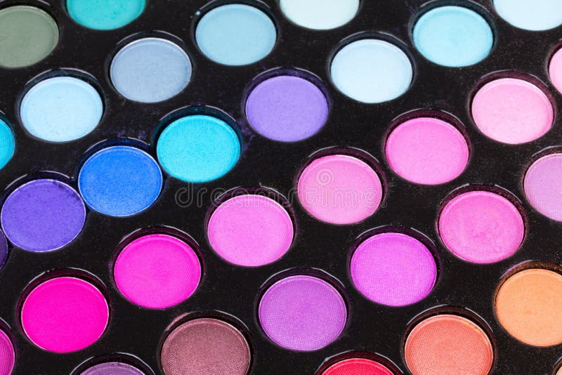 Professional Multicolor Eyeshadows Palette, Stock Photo - Image of ...