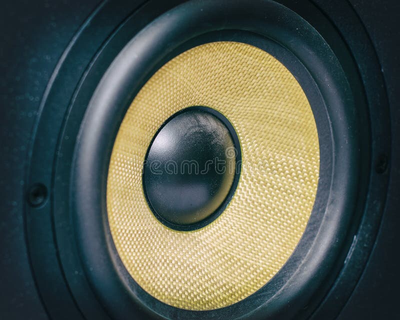 Professional Music Studio Monitor. Stock Photo - Image of modern, bass ...